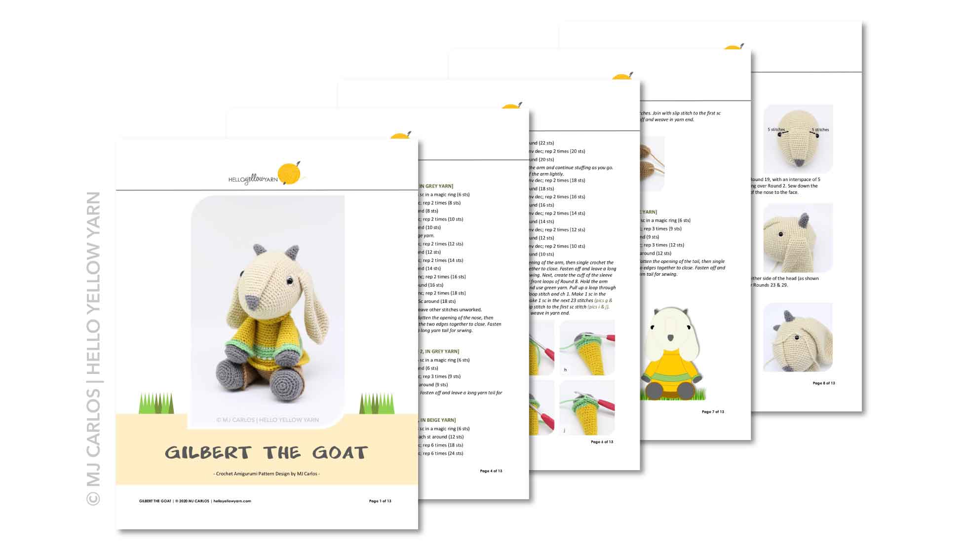 Gilbert-Goat-Amigurumi-15